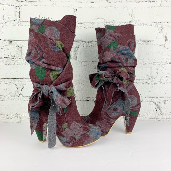Irregular Choice | Shoes | Irregular Choice Party Pants Floral Felt ...